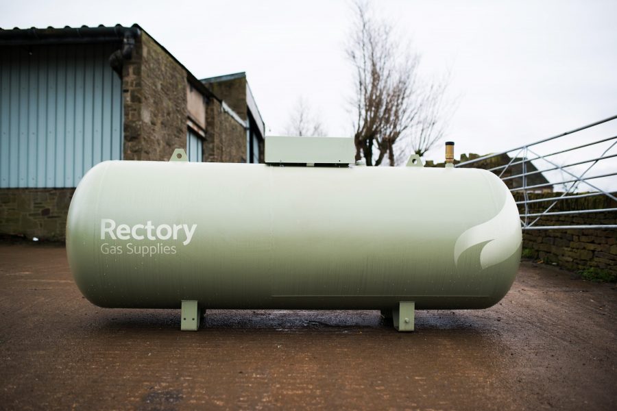 1000kg above-ground bulk LPG tank - Rectory Gas Supplies